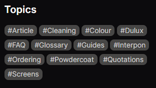 Website Information Section | Architectural Windows & Doors